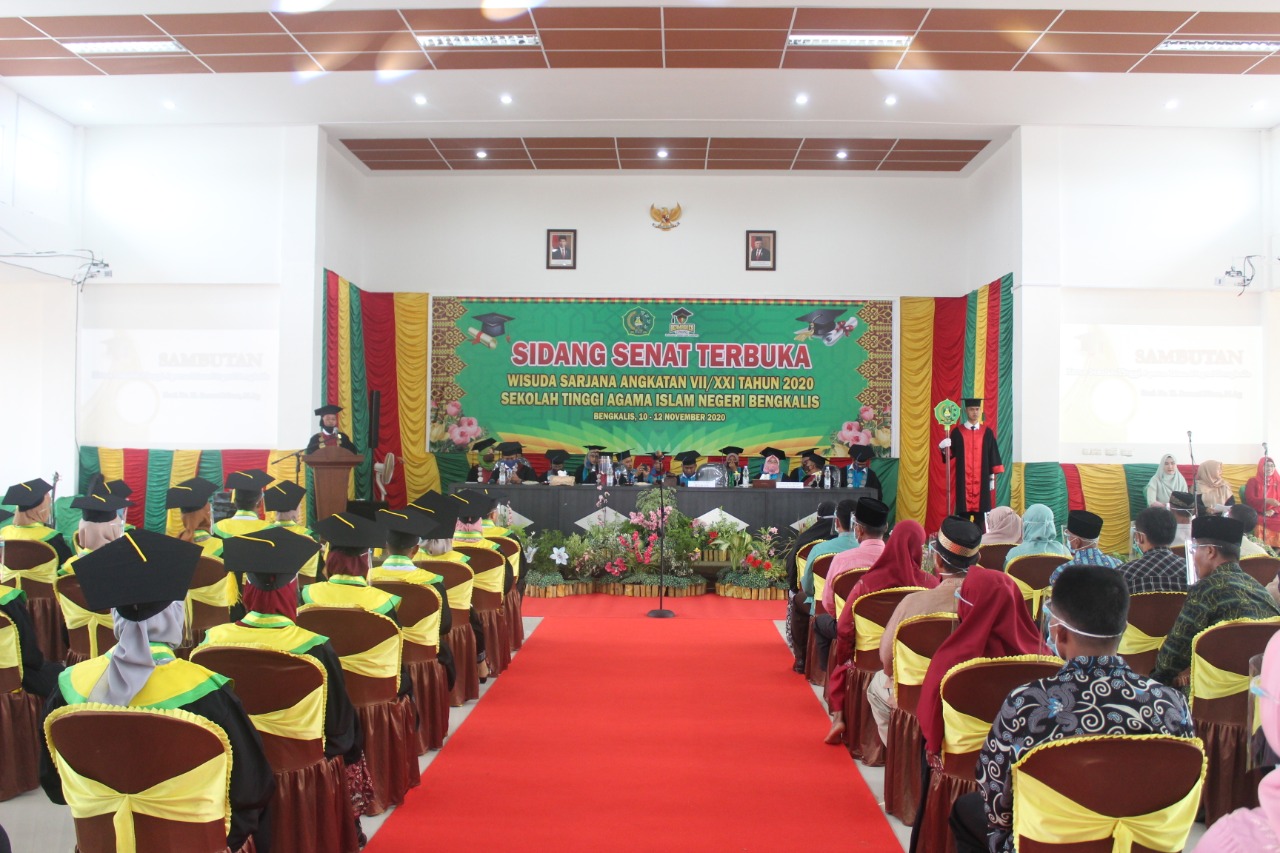 Wisuda Sarjana Angkatan VII/XXI Tahun 2020, STAIN Bengkalis Wisudakan ...