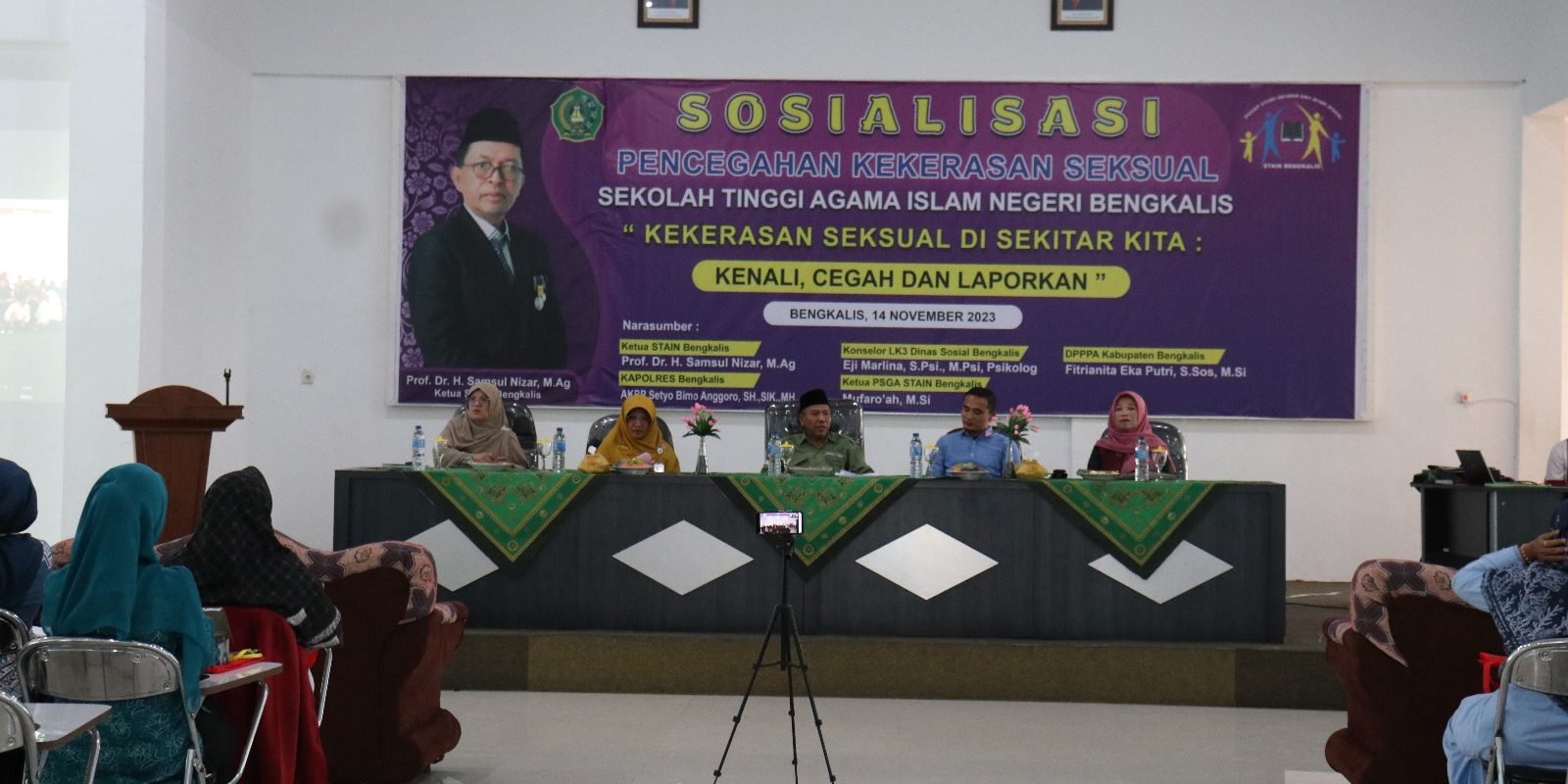 PSGA STAIN Bengkalis Gelar Sosialisasi Pencegahan Kekerasan Seksual; Kenali, Cegah dan Laporkan ...