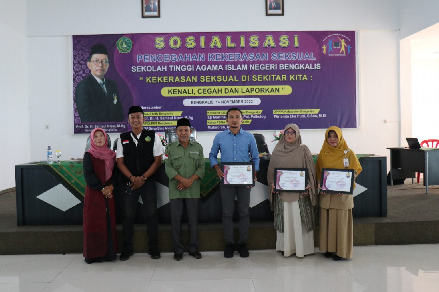 PSGA STAIN Bengkalis Gelar Sosialisasi Pencegahan Kekerasan Seksual; Kenali, Cegah dan Laporkan ...