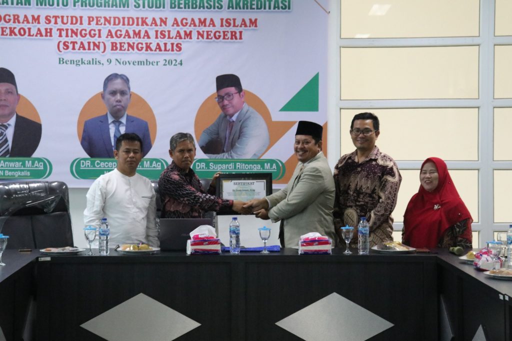 Prodi PAI STAIN Bengkalis Taja Workshop Peningkatan Mutu Program Studi ...