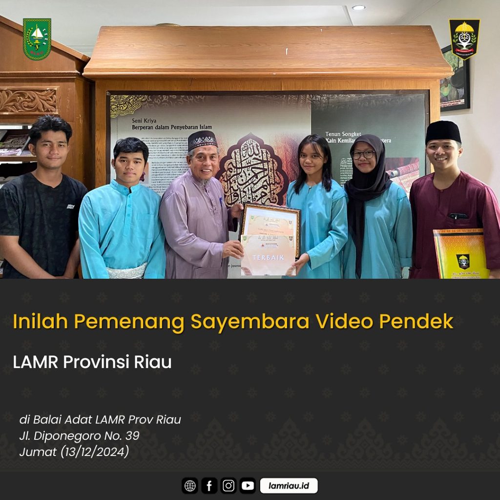 Tahniah! Tiga Mahasiswa Prodi KPI STAIN Bengkalis Raih Kejuaraan Lomba Sayembara Video Pendek Se ...